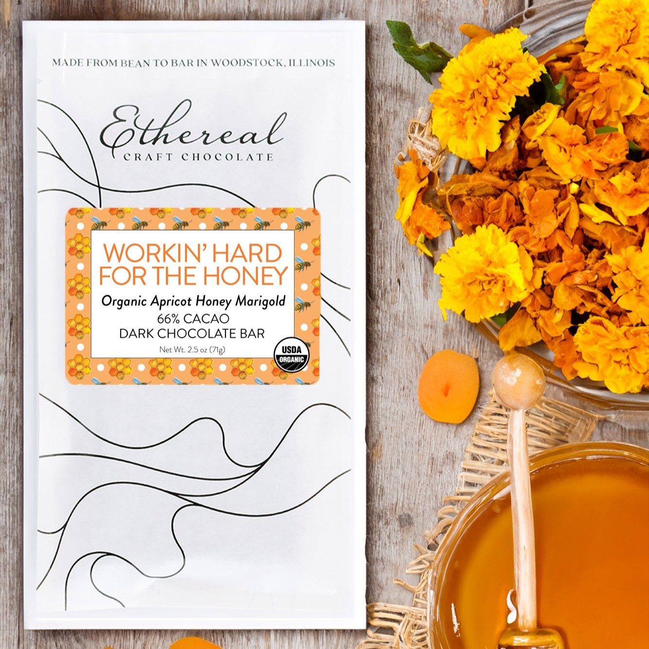 Apricot Honey Chocolate Bar – Ethereal